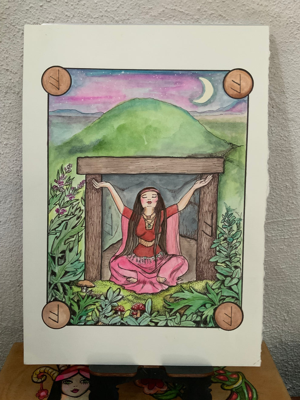 Ansuz Merkstave - Groa [ from the Norse Goddess Rune Oracle Deck] – The ...